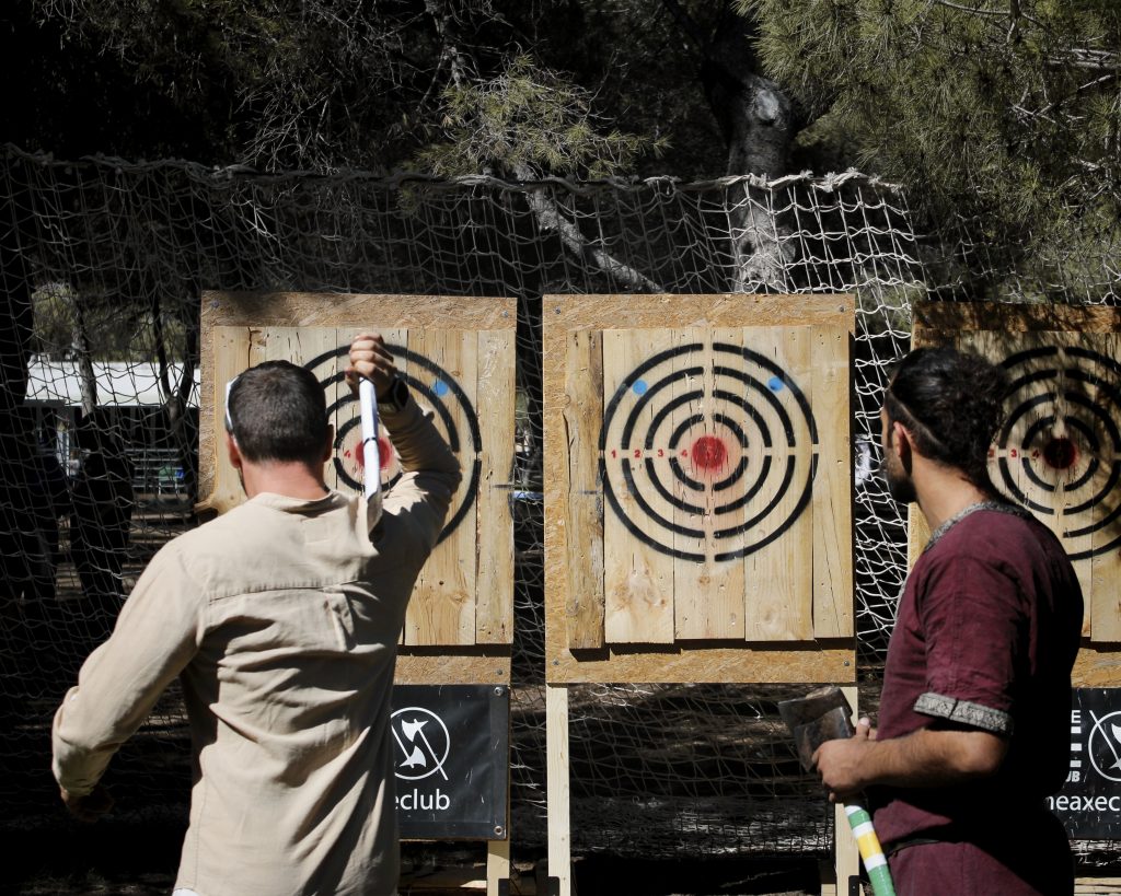 Original Activities: Outdoor Axe Throwing